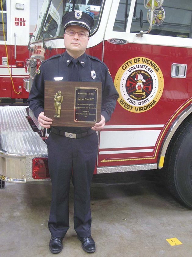 Mike Cundiff named Vienna Firefighter of the Year | News, Sports, Jobs ...